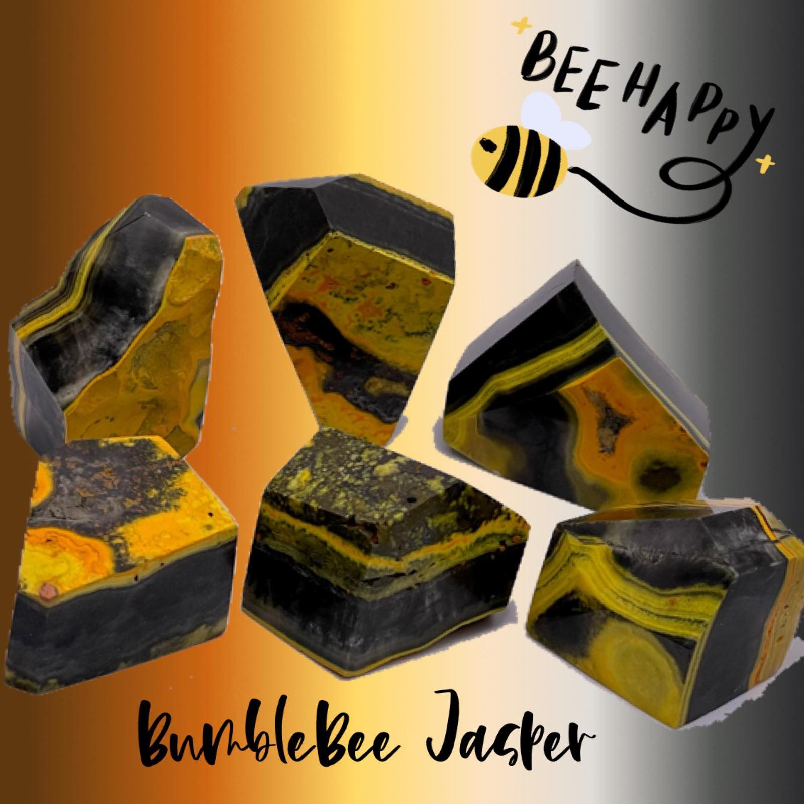 Bumble Bee Jasper Freeform – The Elemental Lotus