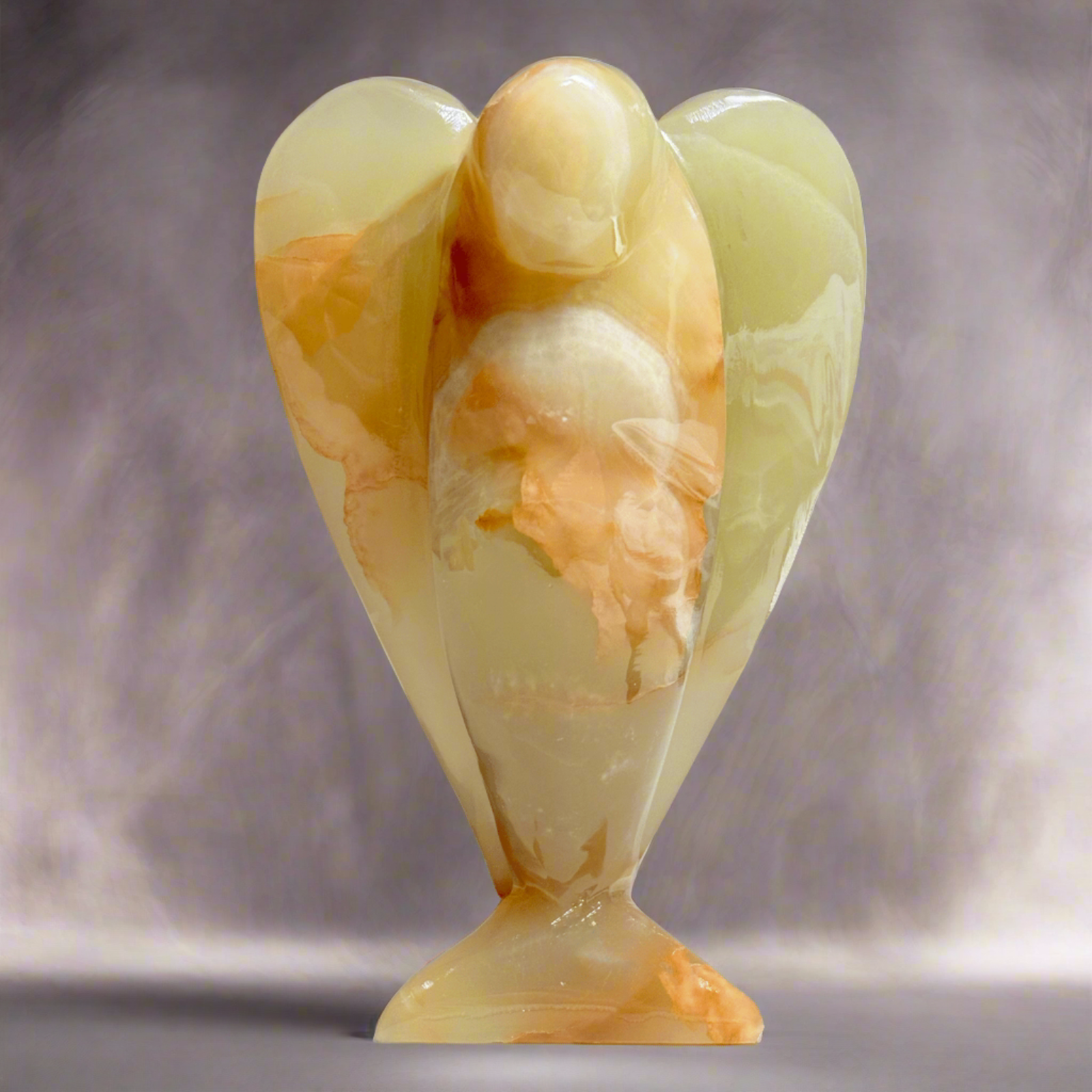 Onyx Angel Carving – The Elemental Lotus